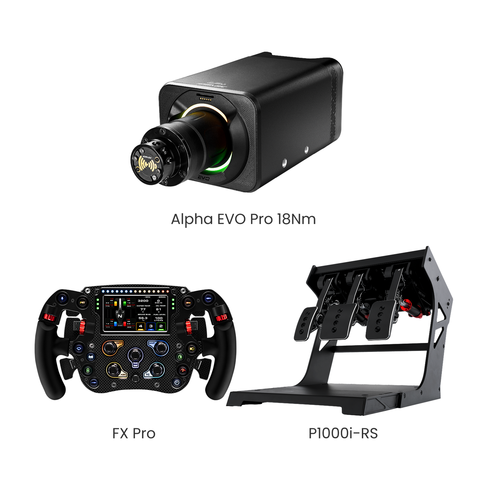 Simagic – Alpha EVO Pro 18nm Wheel Base (BUNDLE & SAVE) — Simshop