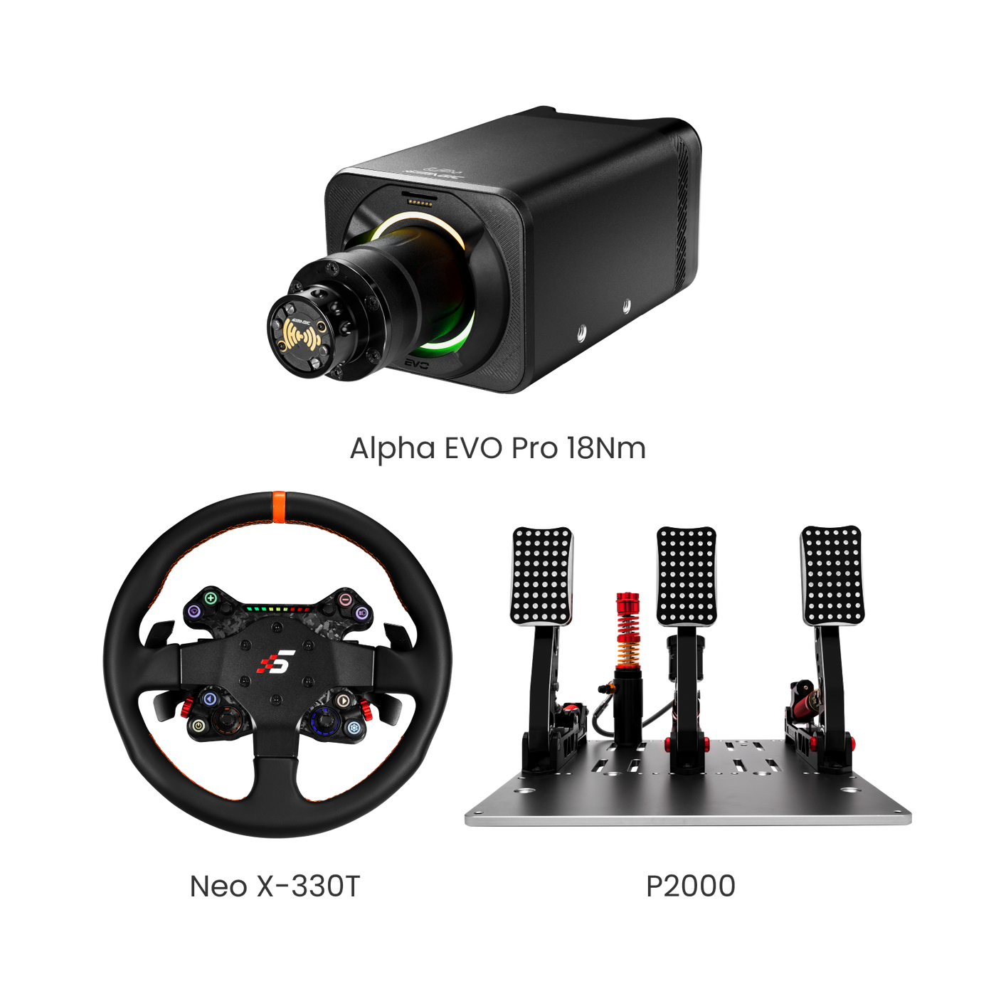 Simagic – Alpha EVO Pro 18nm Wheel Base (BUNDLE & SAVE) — Simshop